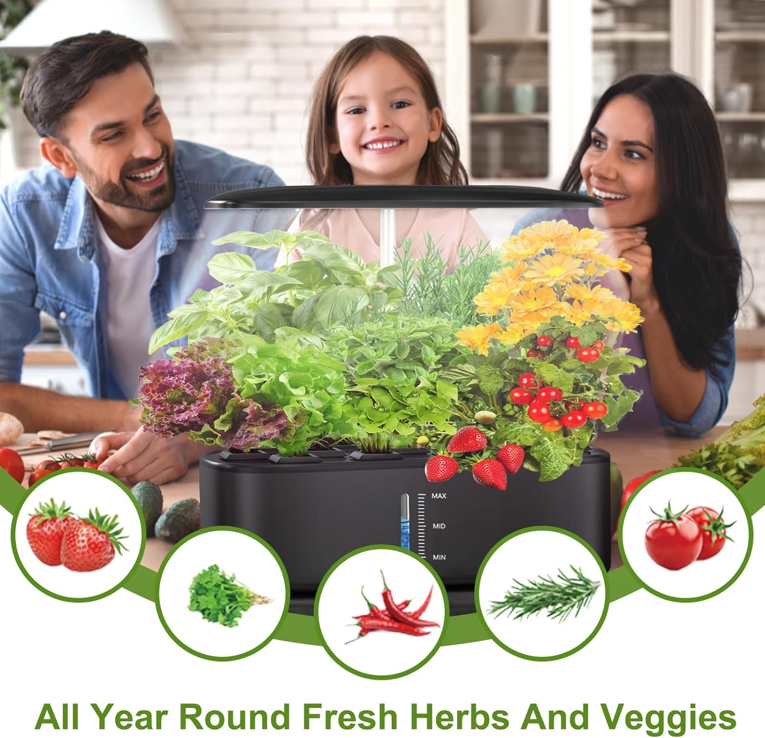 Indoor Garden Hydroponics Growing System Review - Hydroponic Gardening