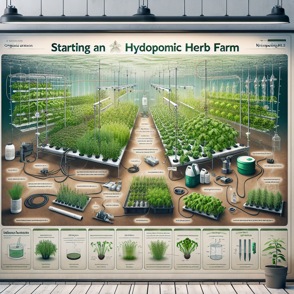 How to Start an Organic Hydroponic Herb Farm - Hydroponic Gardening